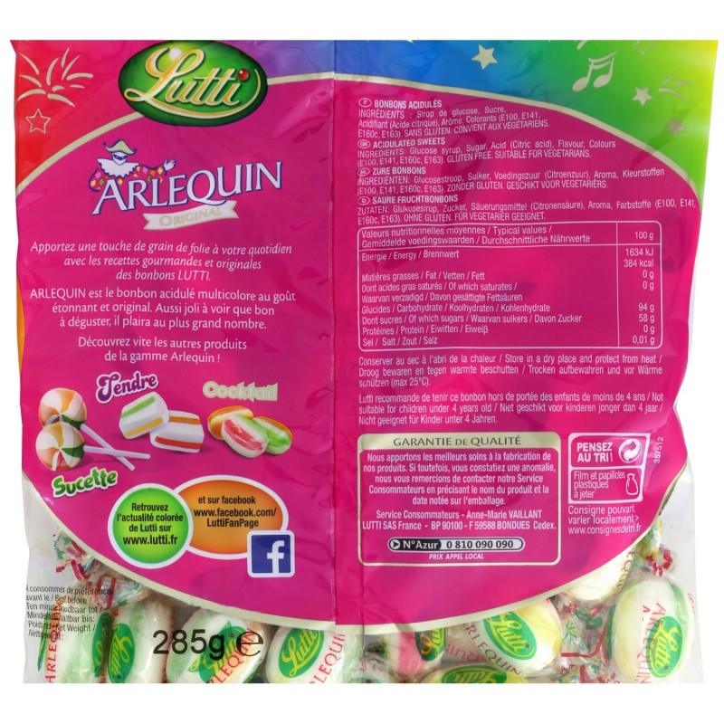 Harlequin candies LUTTI