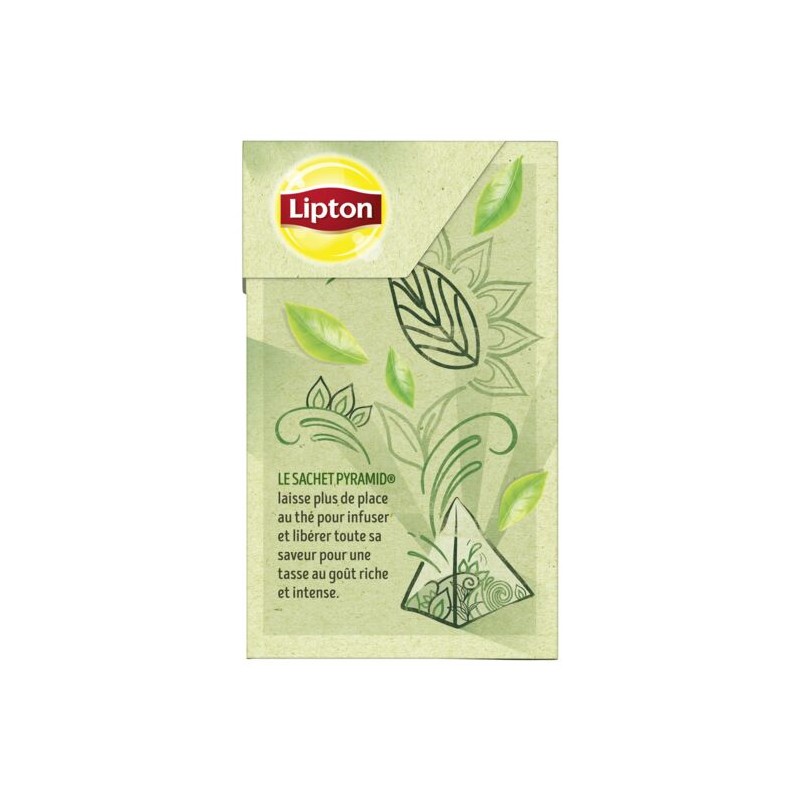 Thé vert bio LIPTON les 20 sachets - 28g