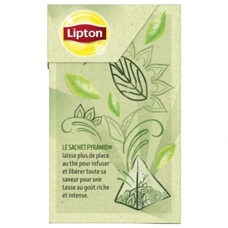 Thé vert bio LIPTON les 20 sachets - 28g