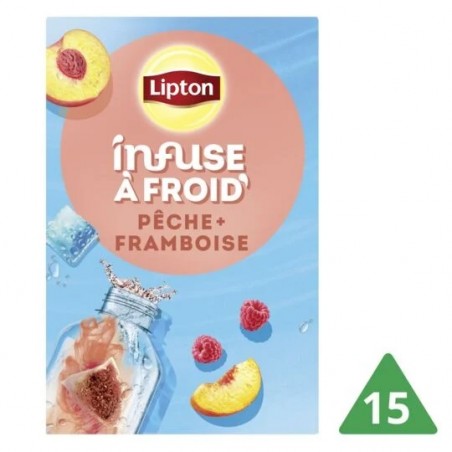 Lipton Peach Raspberry Cold Infusion LIPTON box of 15 sachets