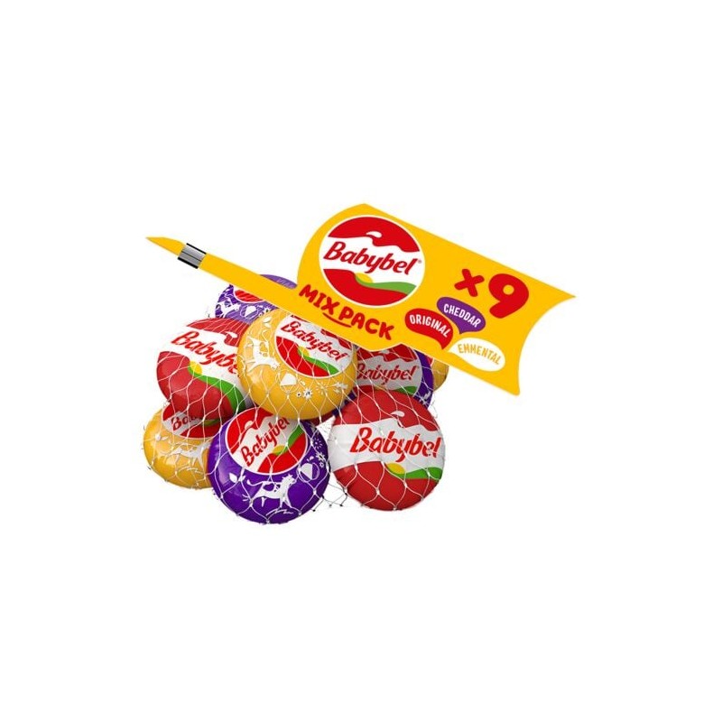 Mini BABYBEL emmental cheddar and original cheese