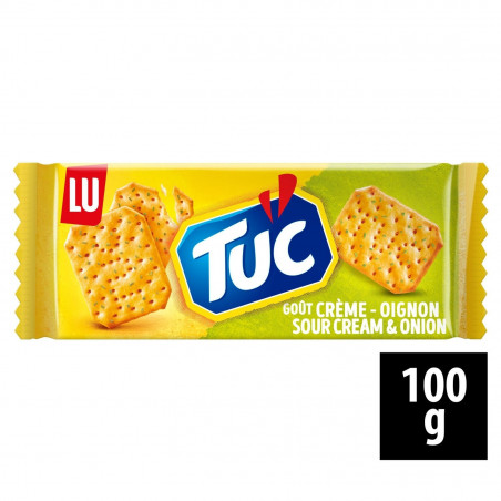Tuc LU aperitif biscuits crackers onion cream flavor